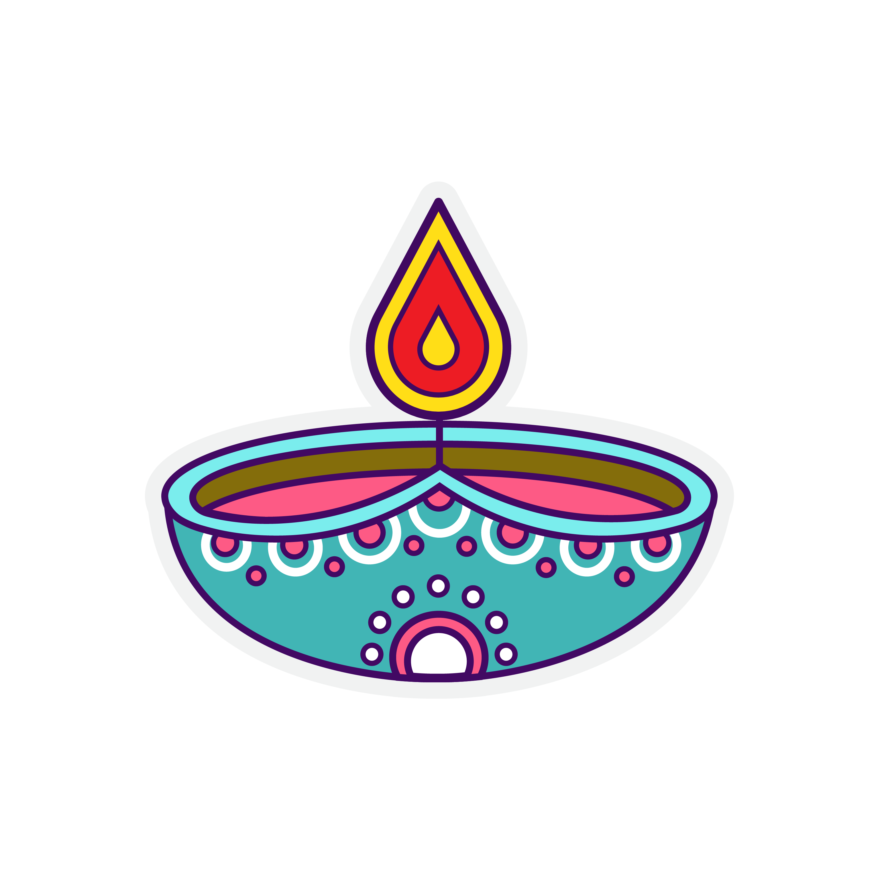 Diwali Stickers in SVG, PNG, AI - DrawHipo