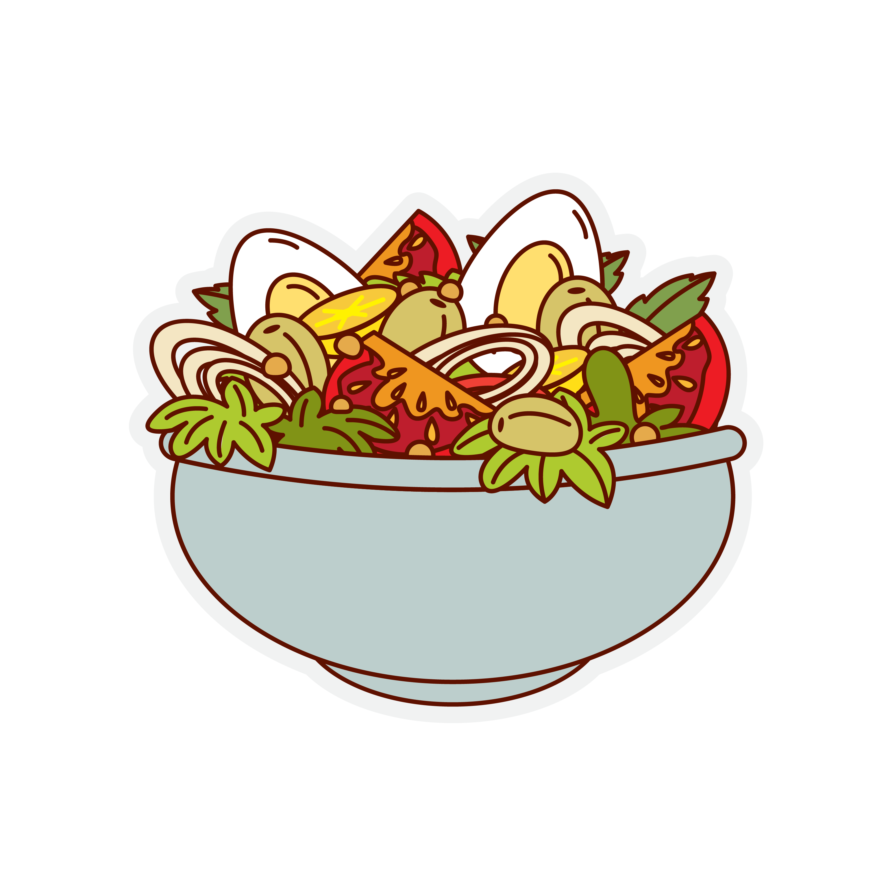 Food Stickers in SVG, PNG, AI - DrawHipo