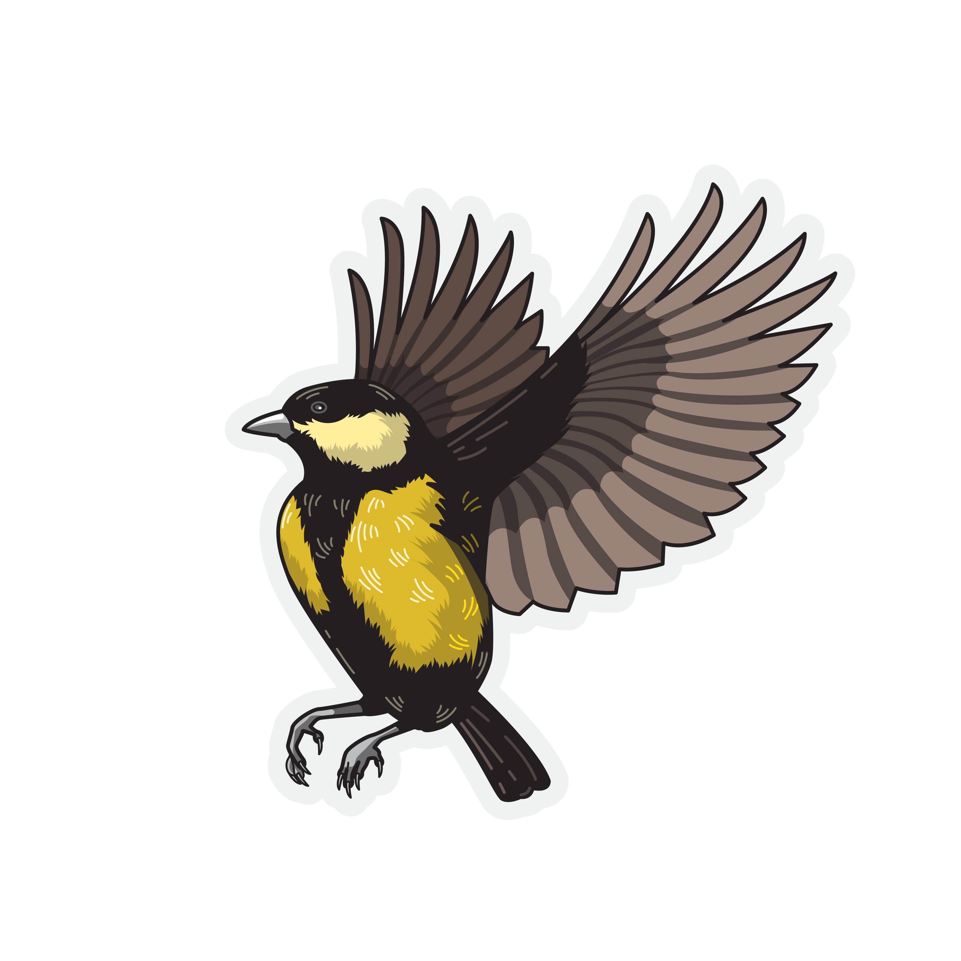 Bird Stickers in SVG, PNG, AI - DrawHipo