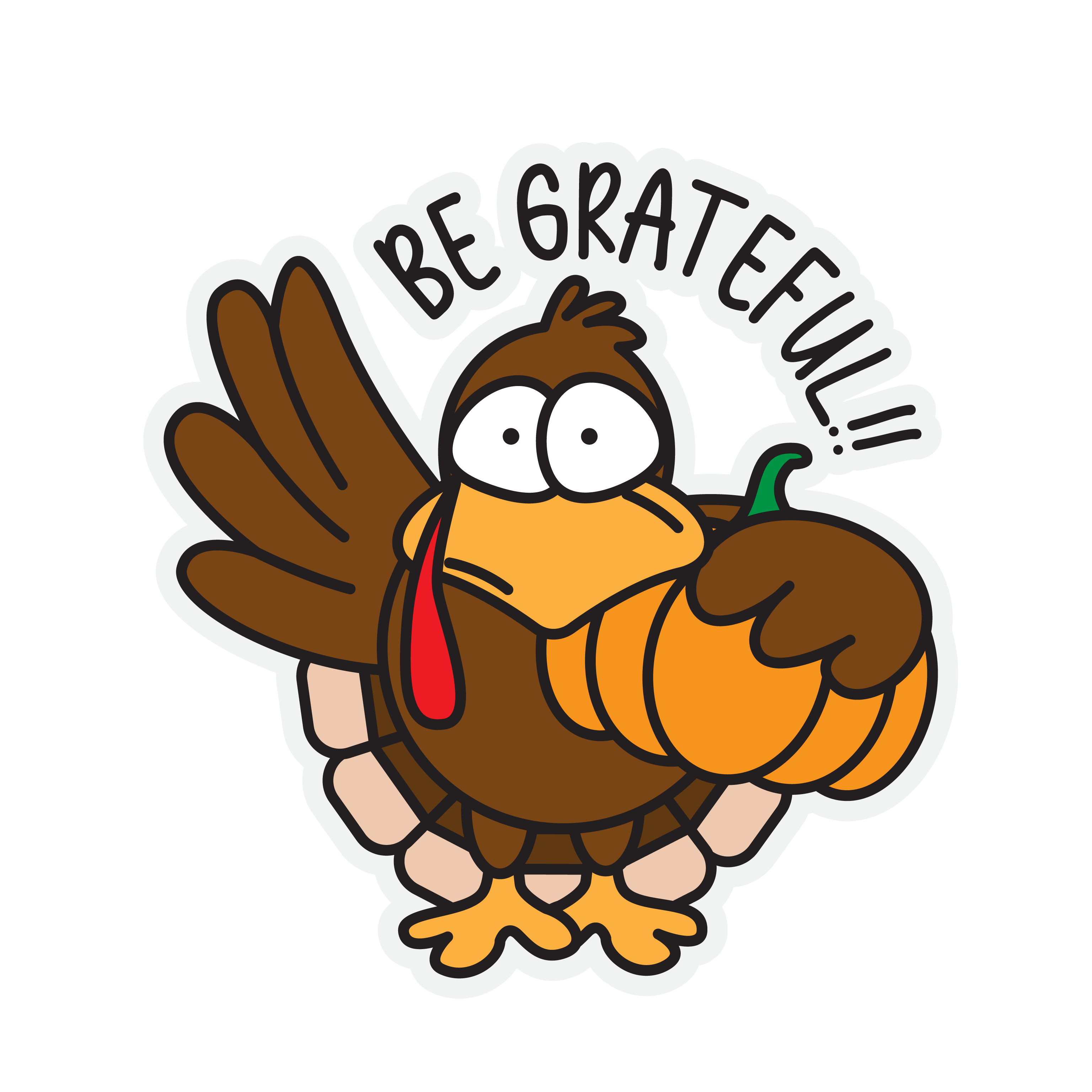 Thanksgiving Stickers in SVG, PNG, AI - DrawHipo