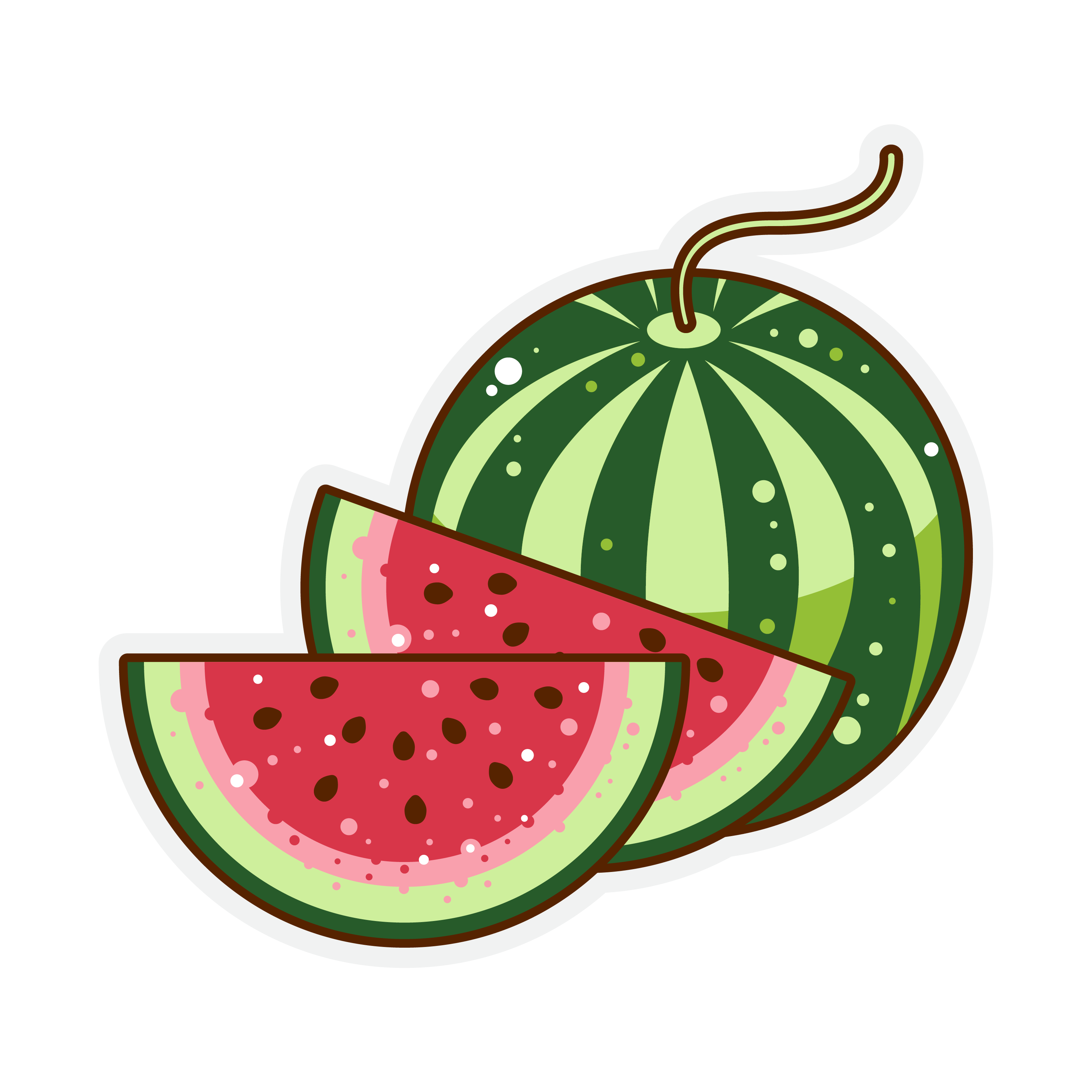 Fruit Stickers in SVG, PNG, AI - DrawHipo